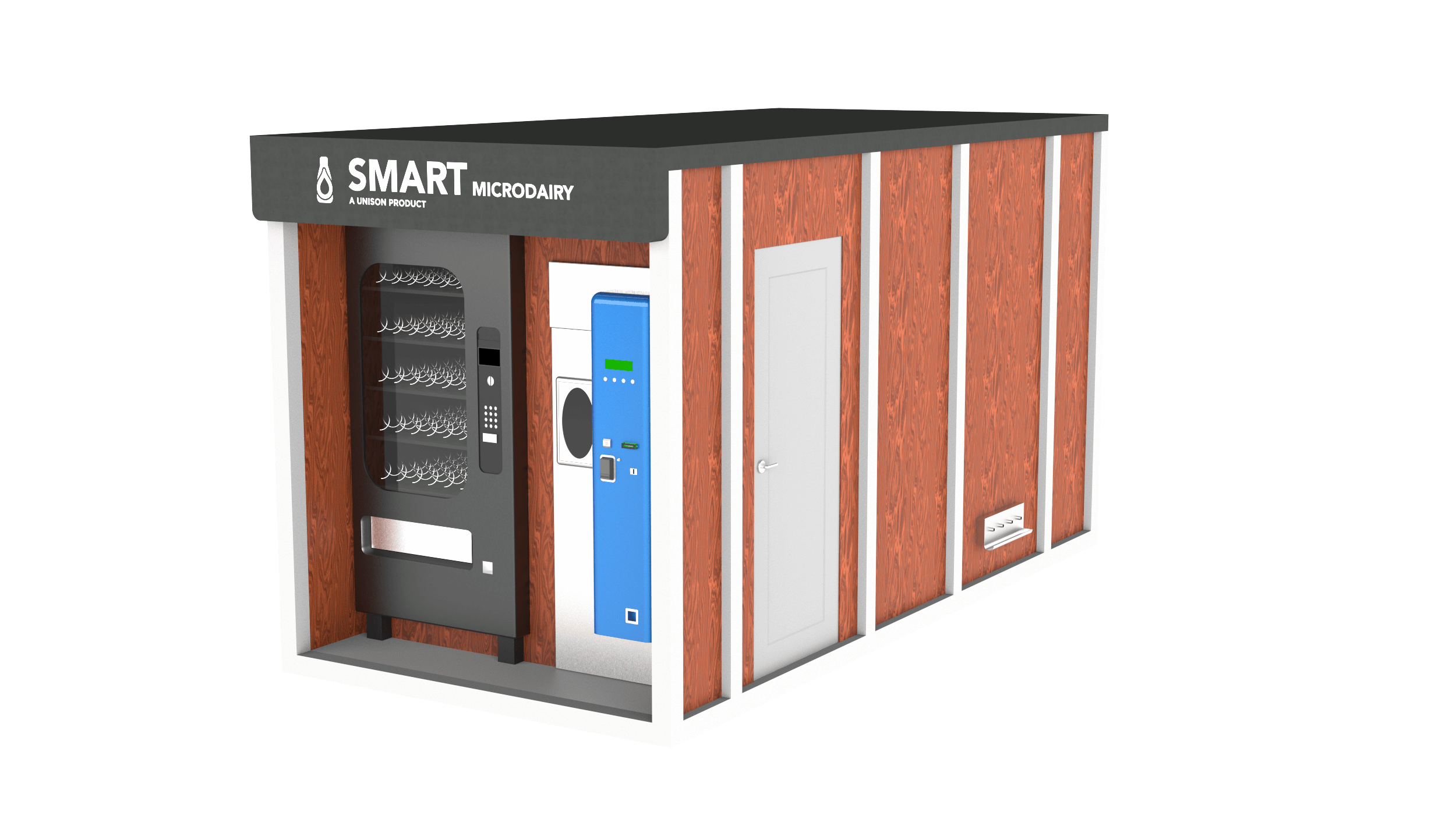 Complete Smart Microdairy Unit including Processing Area and Point of ...